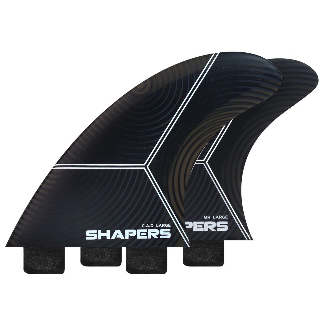 Shapers C.A.D Quad Set - Large FCS - Cemento Surf Hardware