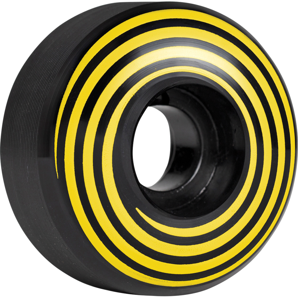 HAZARD CP SWIRL LOGO RADIAL 53mm BLACK - Cemento Surf Hardware